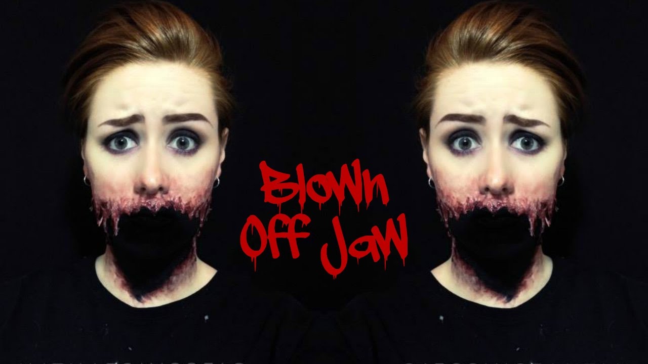 Blown Off Jaw | SFX Makeup Tutorial - YouTube