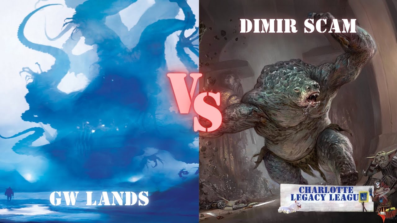 MTG Legacy GW Lands Vs Dimir Scam. Season 4 Week 5 - YouTube