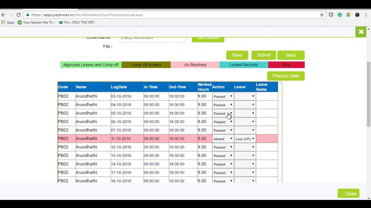 How to configure Manual Bio Metric & Uploading the data ? - YouTube