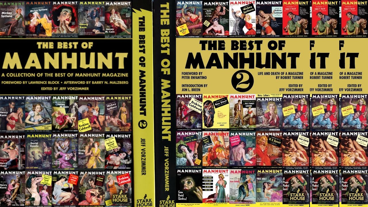 The Best Of Manhunt Magazine - Volumes 1 + 2 - Stark House - Classic ...