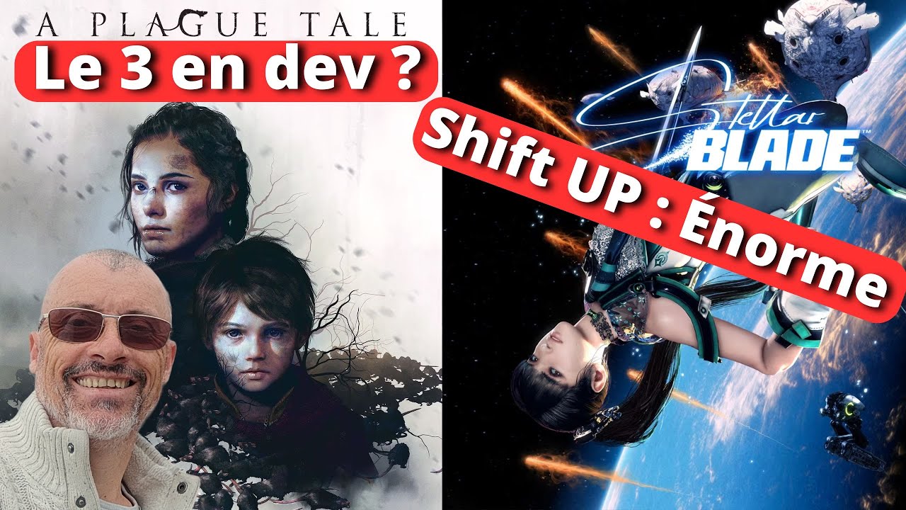 A Plague Tale 3 en dev ? 😎 Helldivers 2 : Chute importante 🤔 Shift Up ...