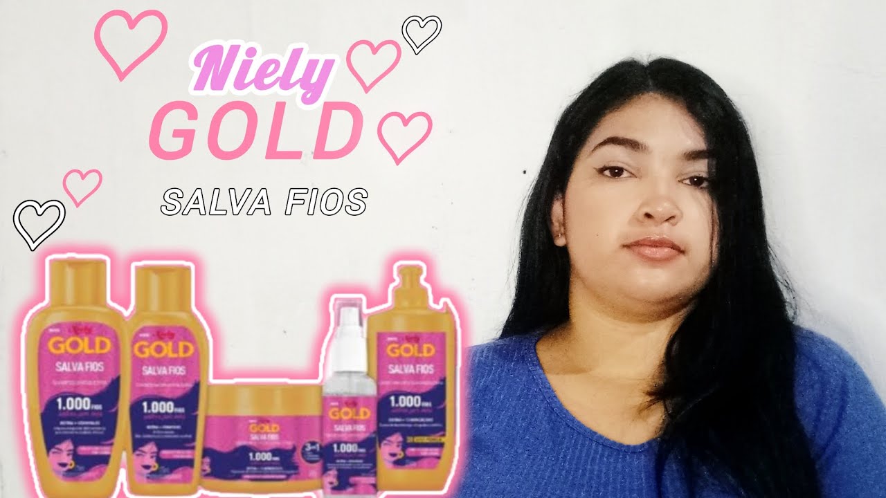 💖NIELY GOLD SALVA FIOS|🧴 •LANÇAMENTO• ( Resenha completa) - YouTube