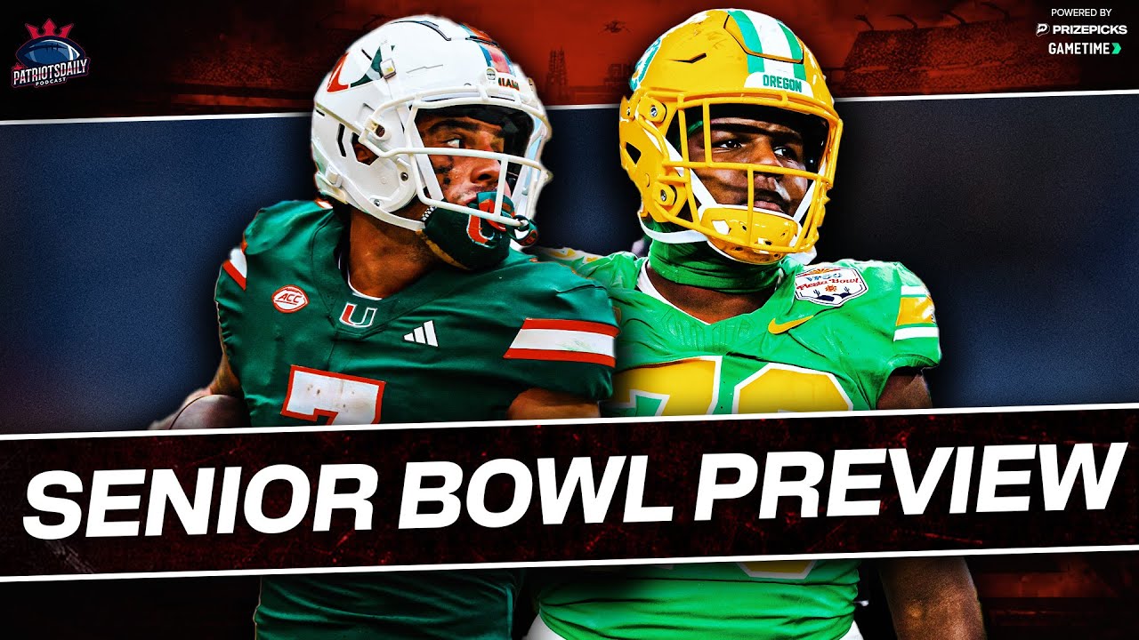 LIVE Patriots Daily: Senior Bowl Players to Watch w/ Alex Barth - YouTube