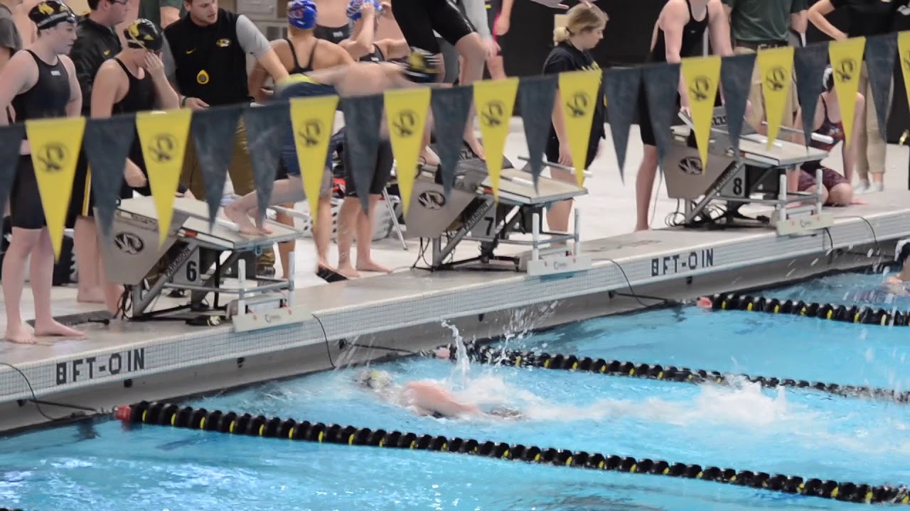 2019 WYo Women's 4x50 SCY Free Relay - YouTube