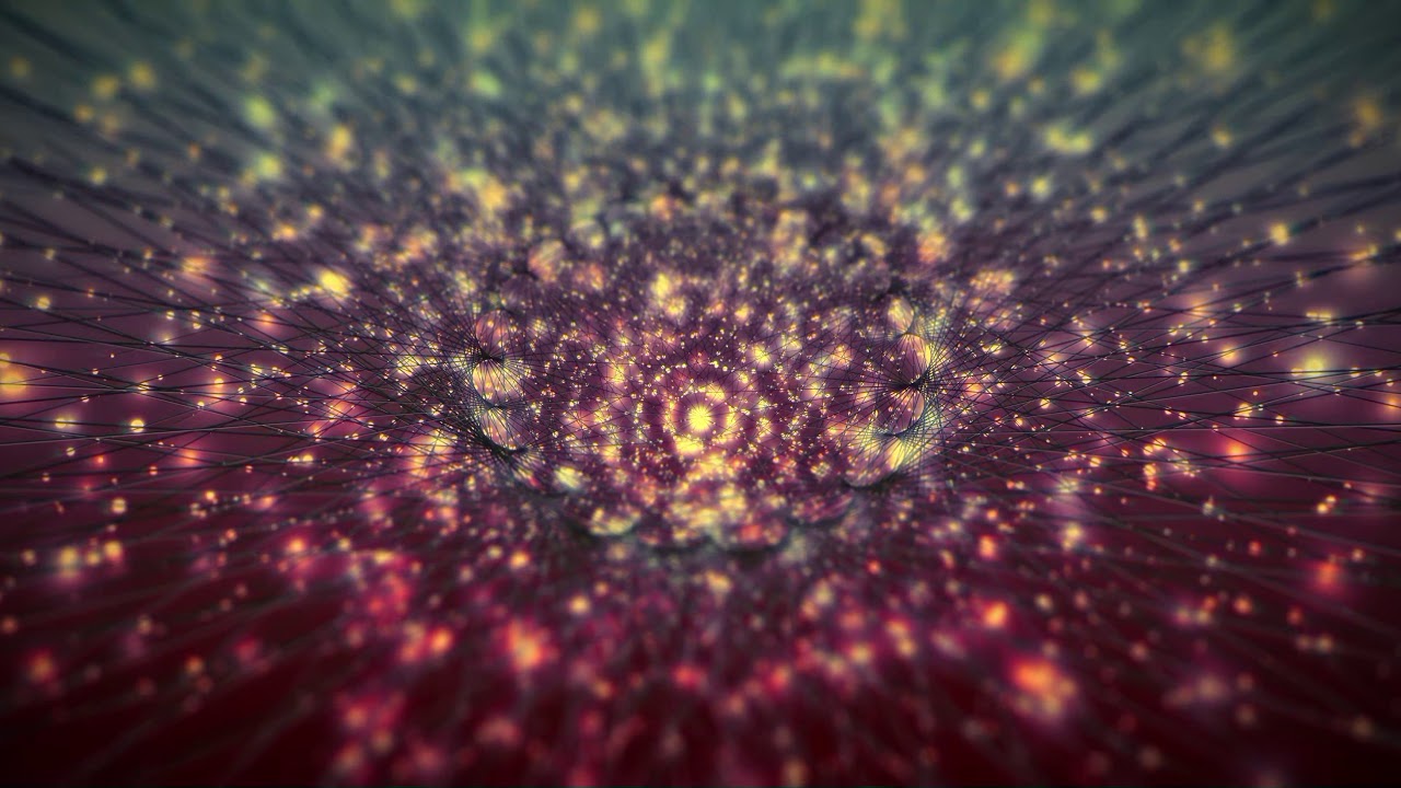 4K Complex Spider Web Glow Glittering Motion Background VJ Live ...