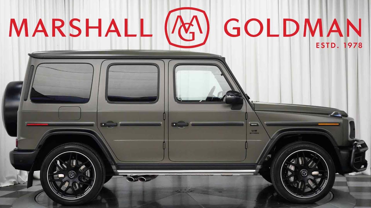 2021 Mercedes G63 AMG in Dark Olive Green magno over Tartufo Brown for ...