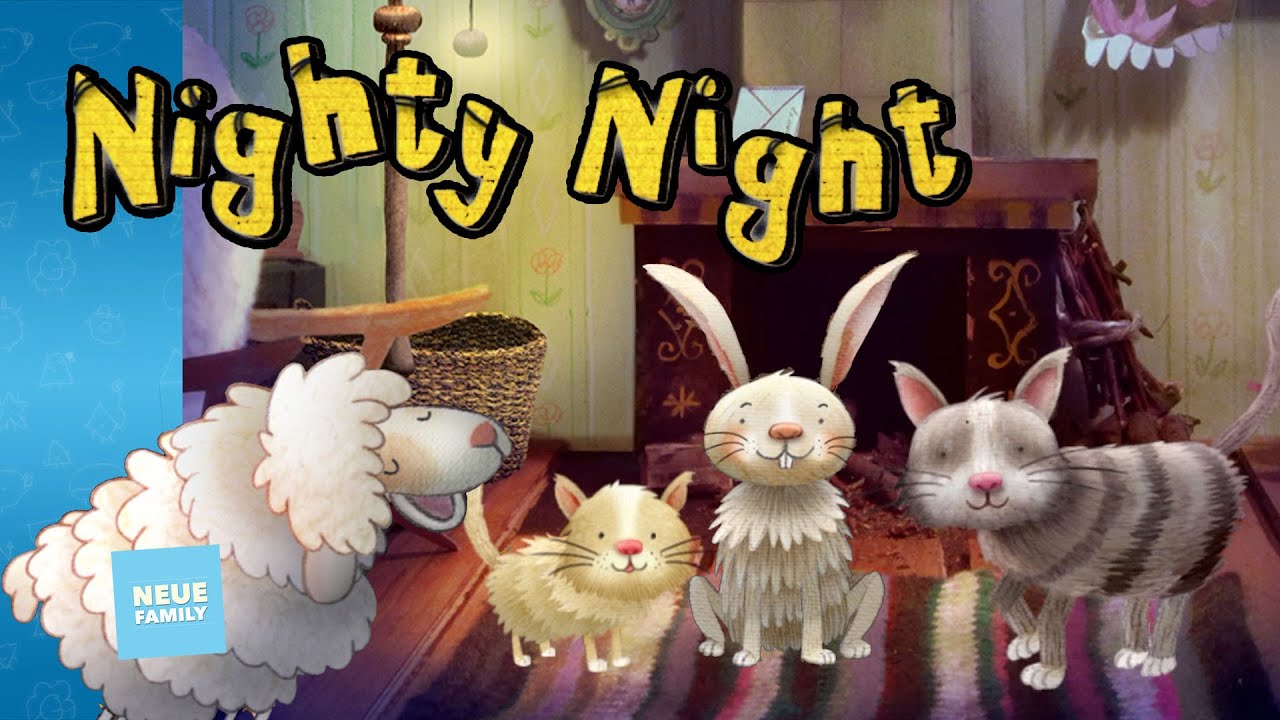 Say Goodnight to All Little Animals Cat, Duck, Spider & more in Nighty ...