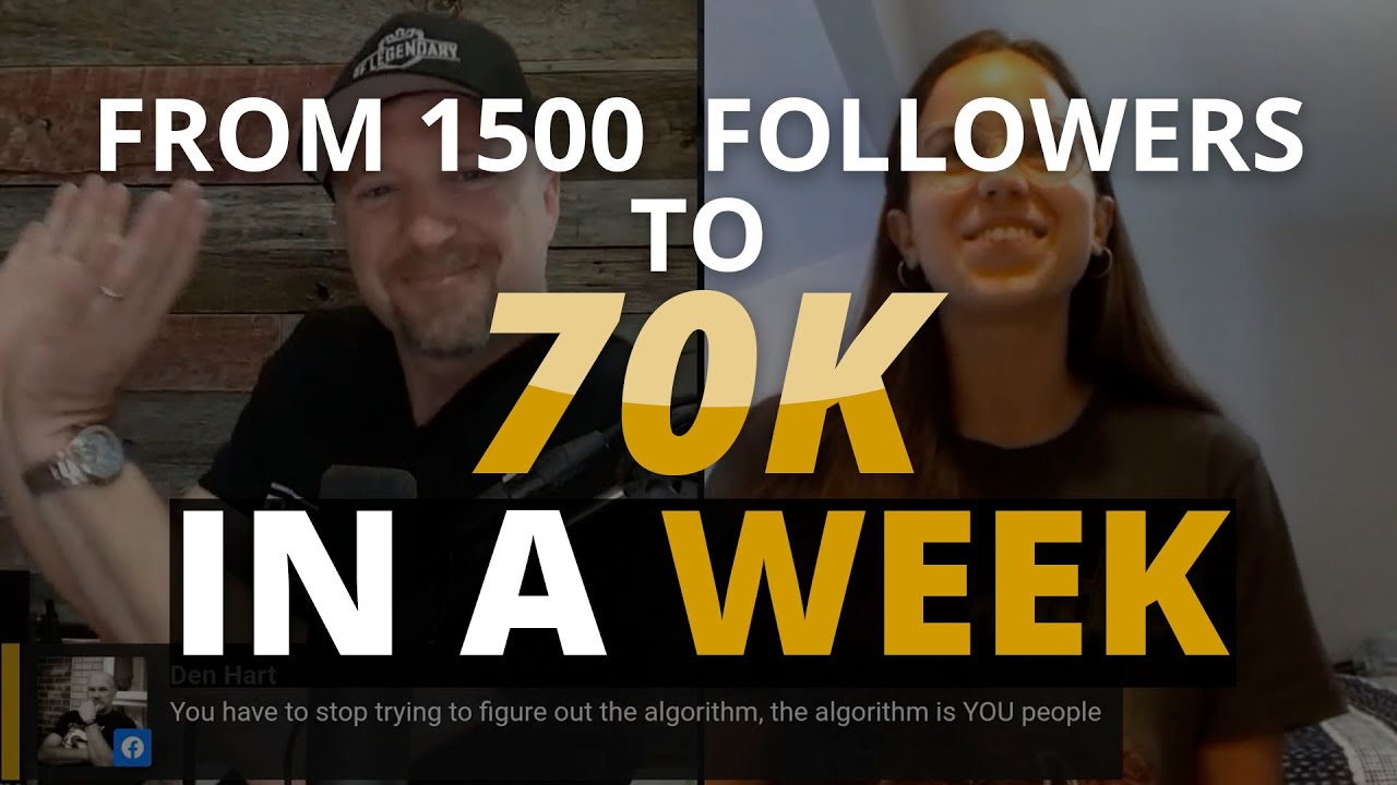 From 1500 Followers To 70k In A Week! Find Out What Was Key! - YouTube