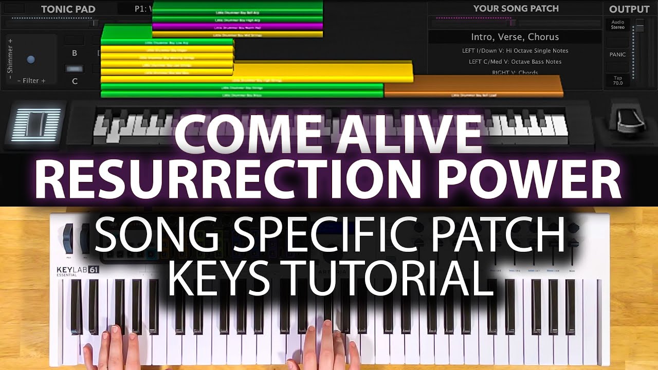 Come Alive (Resurrection Power) MainStage patch keyboard tutorial- The Belonging Co - YouTube