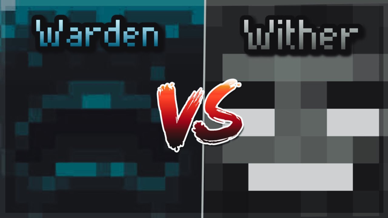 Warden Vs Wither Minecraft Youtube