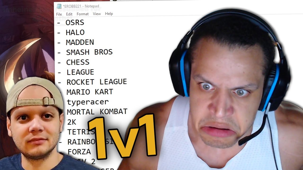 TYLER1: PRACTICING FOR THE TYLER1 VS. EROBB221 FACE-OFF - YouTube