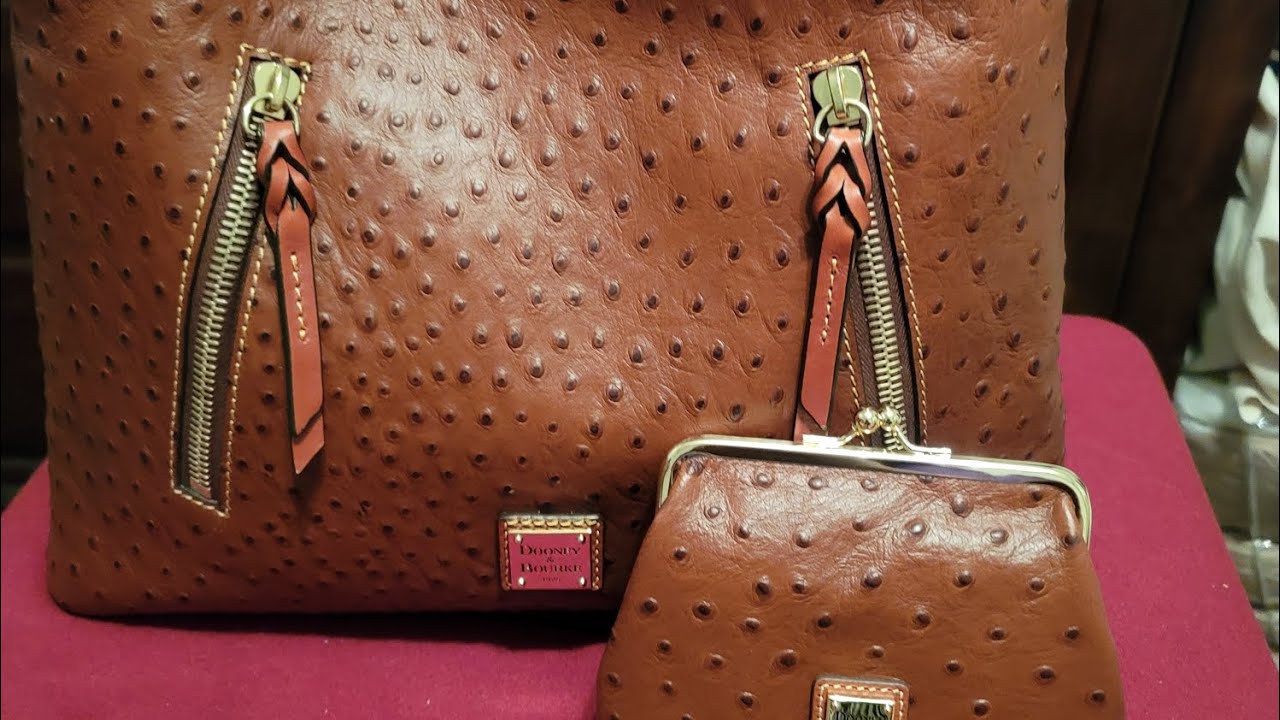 Wimb Dooney and Bourke Ostrich Cooper in Cognac 🤎#dooneyandbourke # ...