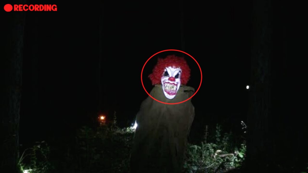 Disturbing Killer Clown Sighting In The Woods.. (Killer Clowns 2025 ...