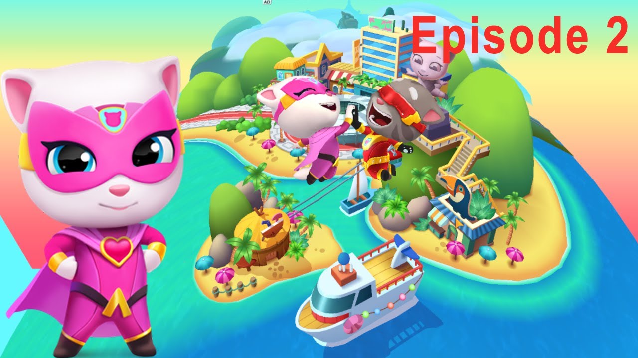 RESCUE TALKING ANGELA! - Talking Tom Hero Dash - Part 2 - YouTube