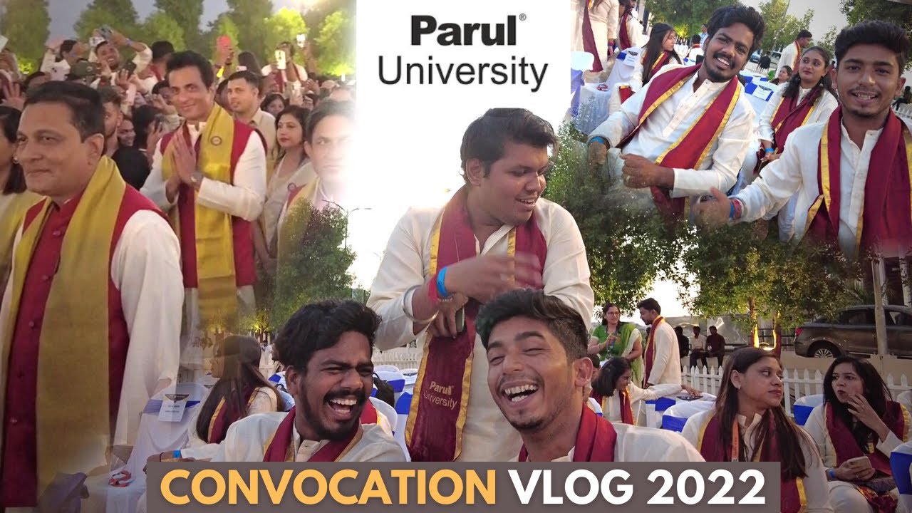 FINALLY HUM GRADUATE HO GAYE 😍😍 parul university convocation | sonu ...