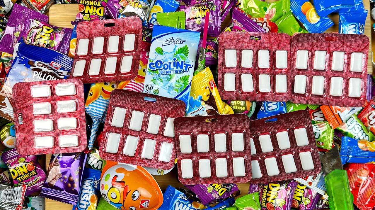 Sweet Coolint Candies | Cute Rainbow Chocolates and Lollipops Unpacking ...