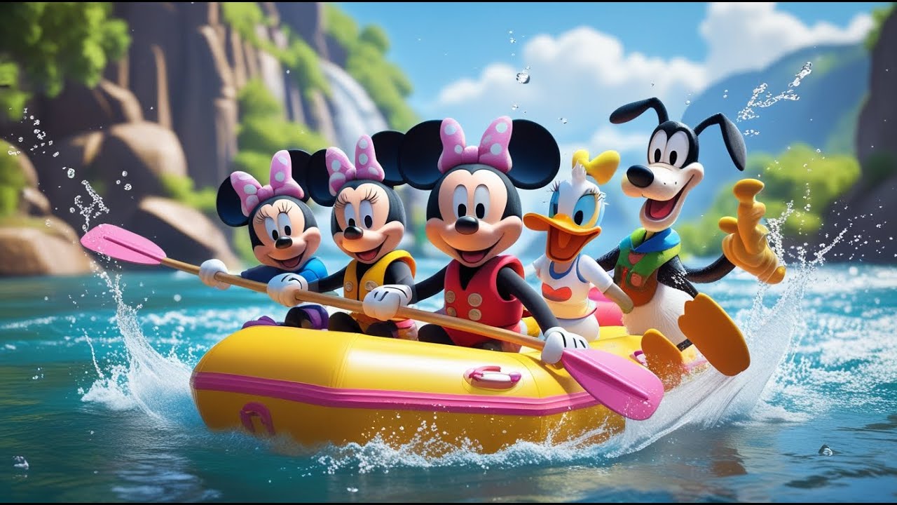 Mickey Mouse & Friends River Raft Adventure 🚣‍♂️🌊 | Kids Cartoon - YouTube