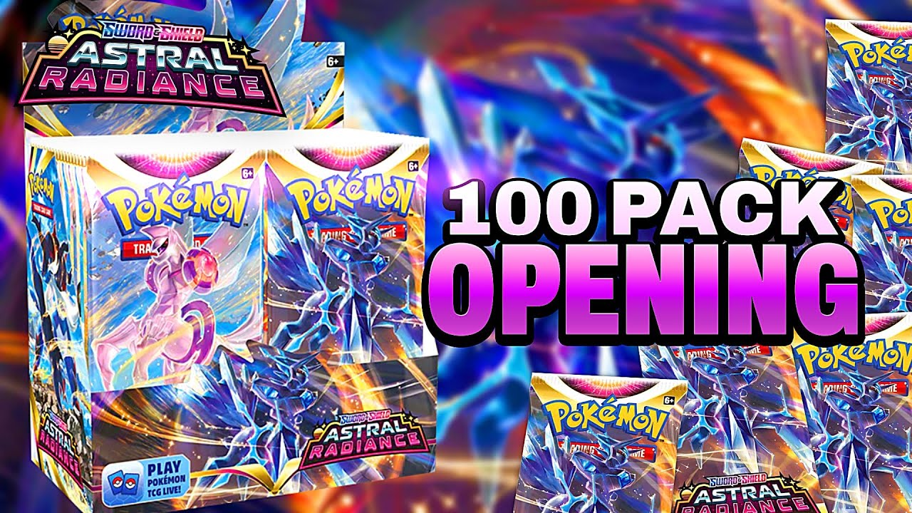 Opening $1000 Worth Of Astral Radiance Booster Packs - YouTube