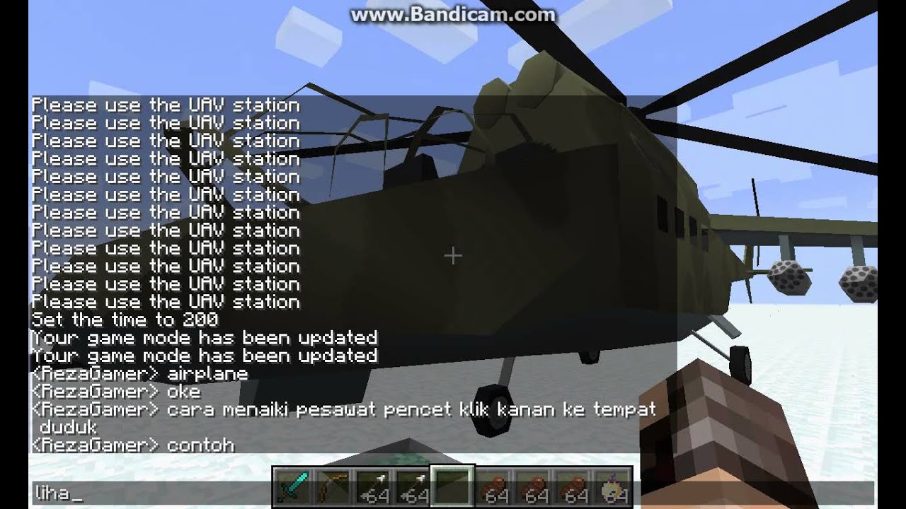Mod Minecraft Pesawat Terbang - YouTube