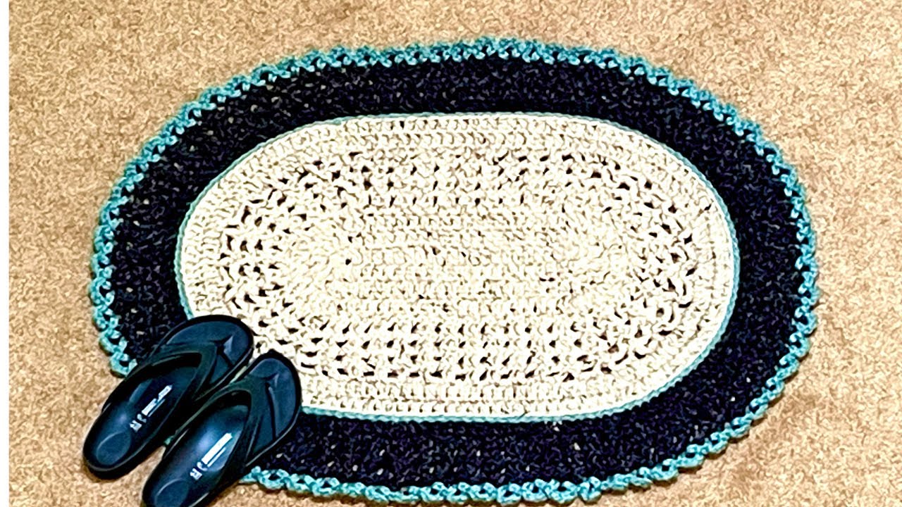 Learn to crochet this beautiful rug pattern! 😍🧶🤩 - YouTube