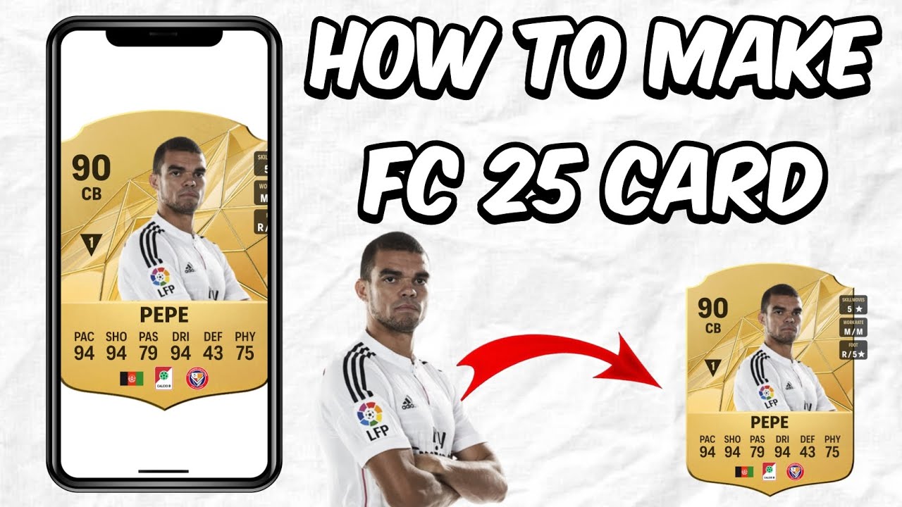 HOW TO MAKE FC 25 CARD ON ANDROID 😉 - YouTube