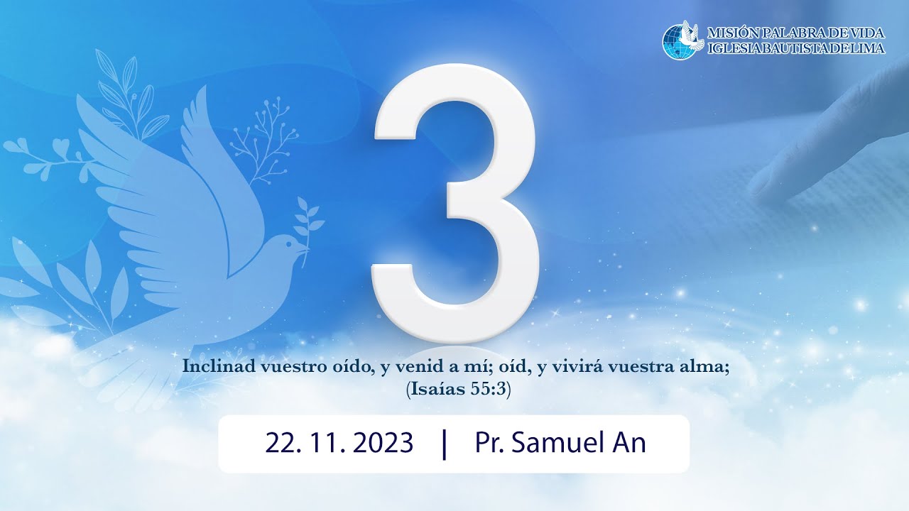 [22.11.23] SEMINARIO DE LA BIBLIA : Clase 3 - Pr. Samuel An - YouTube