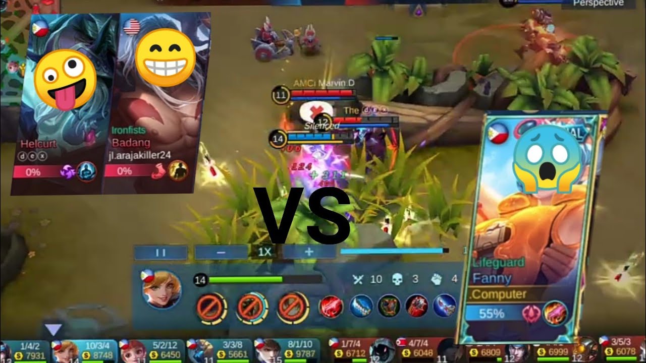 FANNY vs 2 COUNTERS ??-Mlbb - YouTube