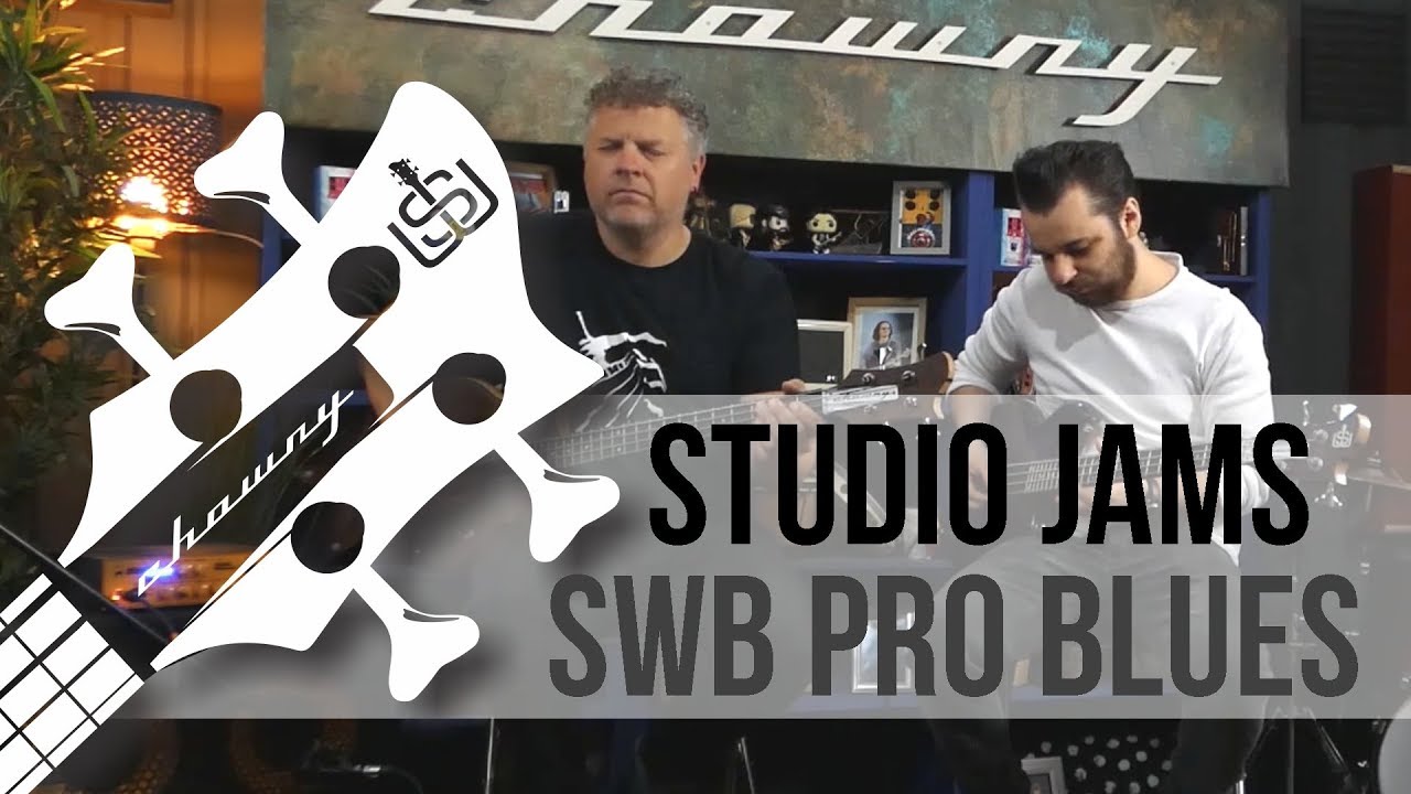 Chowny Studio Jams : SWB Pro Blues - YouTube