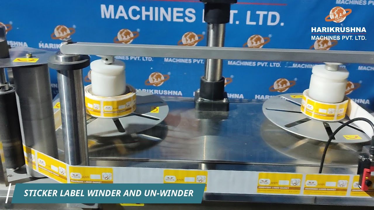 Sticker Label Roll Winder & Unwinder Machine | Boost Productivity with ...