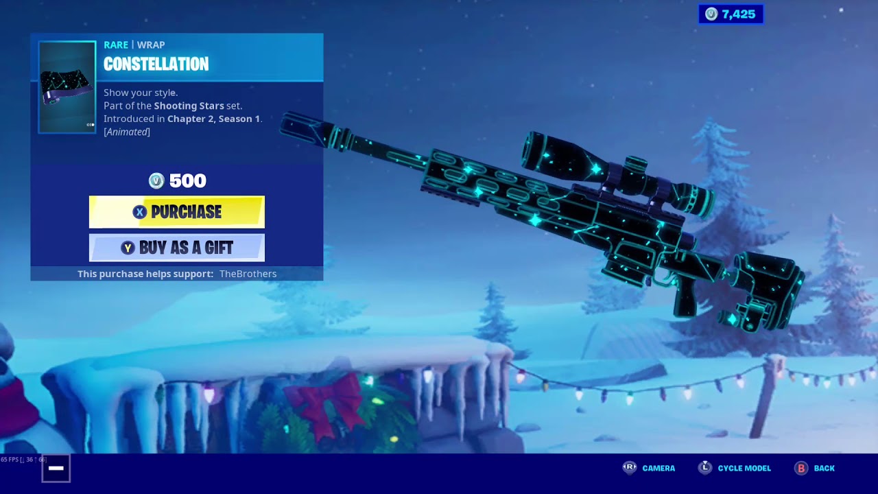 *NEW* CONSTELLATION WRAP IN FORTNITE! - YouTube