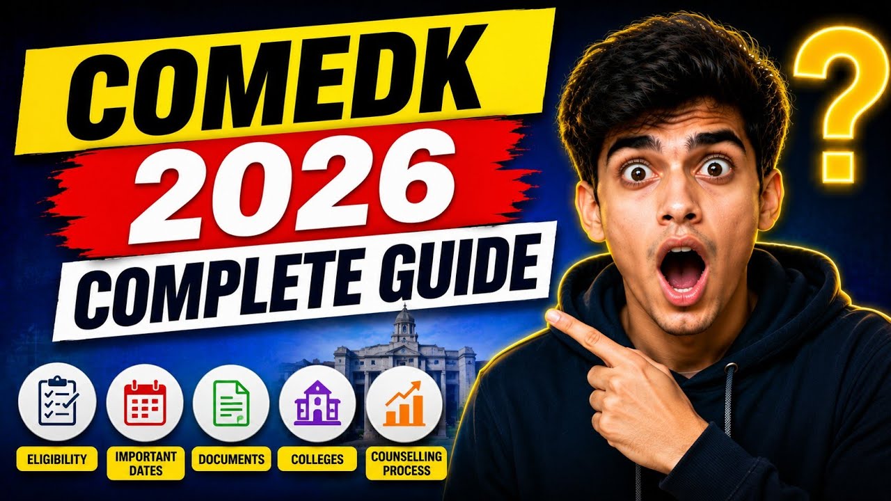 COMEDK 2026 Complete Guide 🔥 Exam Date, Syllabus, Fees & Exam Pattern ...