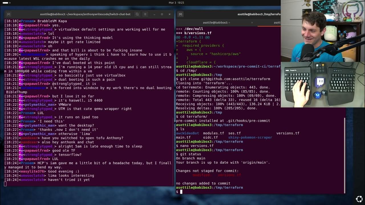 replay - pre-commit ci settings view frontend! - 2025-03-3 - YouTube