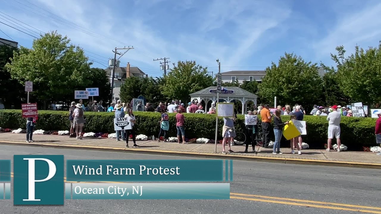 Wind Farm Protest in Ocean City - YouTube