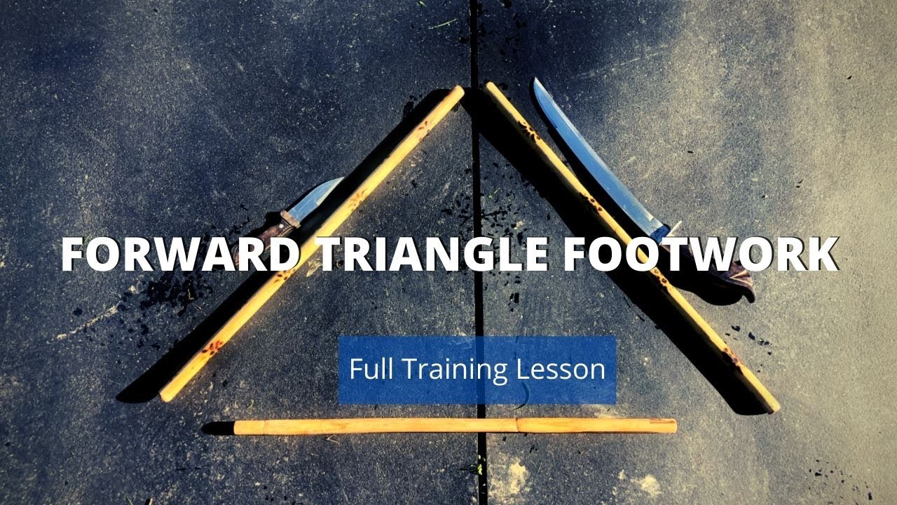 Forward (Male) Triangle Footwork FULL LESSON - Kali Escrima Arnis - YouTube