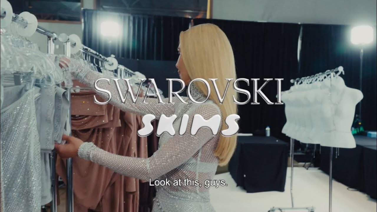 Swarovski | SWAROVSKI x SKIMS | Behind the Scenes with Kim Kardashian ...