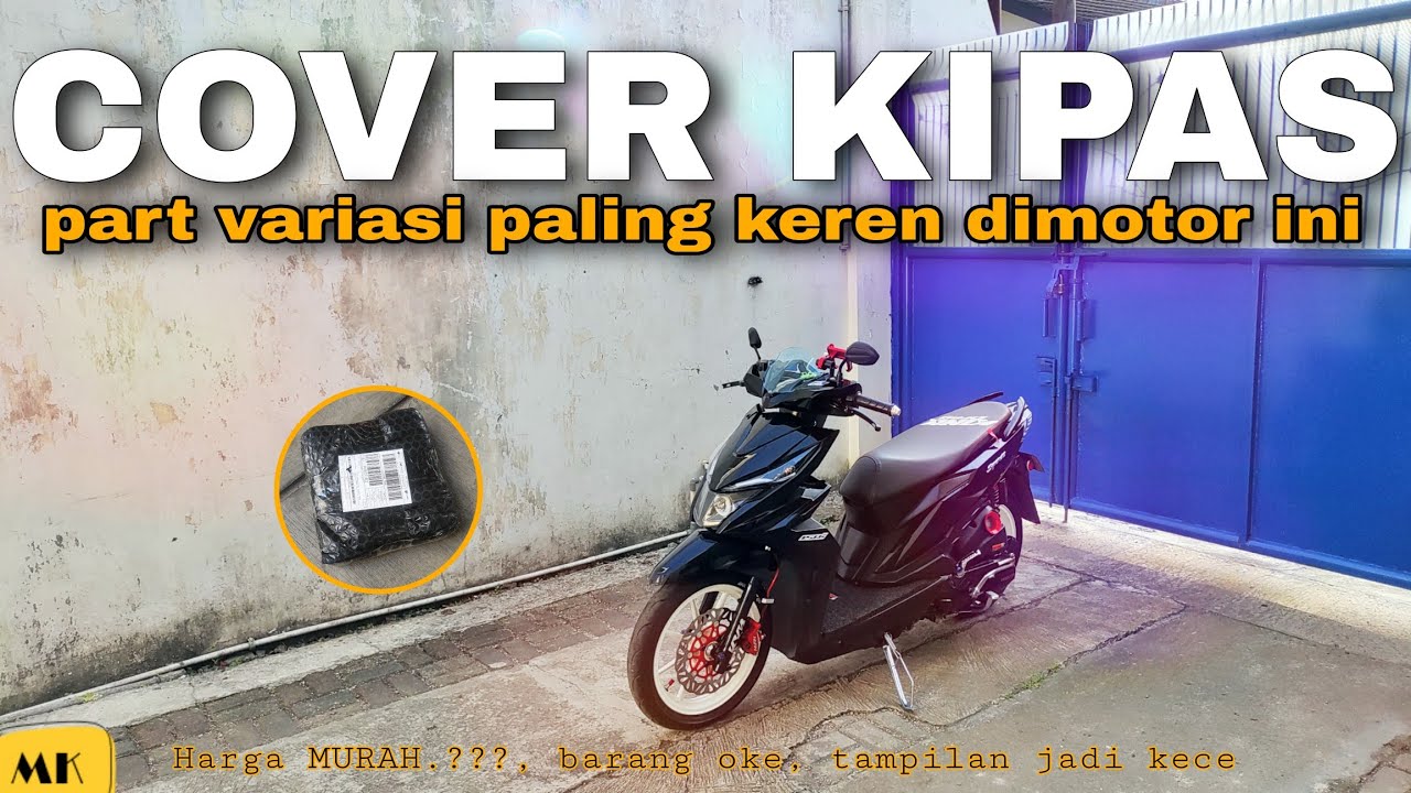 Modifikasi motor beat | pasang spin cover fan | copian part variasi ...