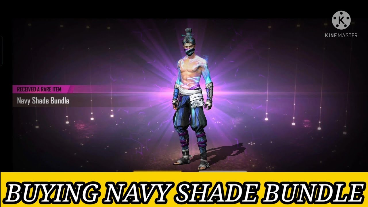 NAVY SHADE BUNDLE OPENING || GOT A RARE ITEM || Garena free fire 🔥 ...