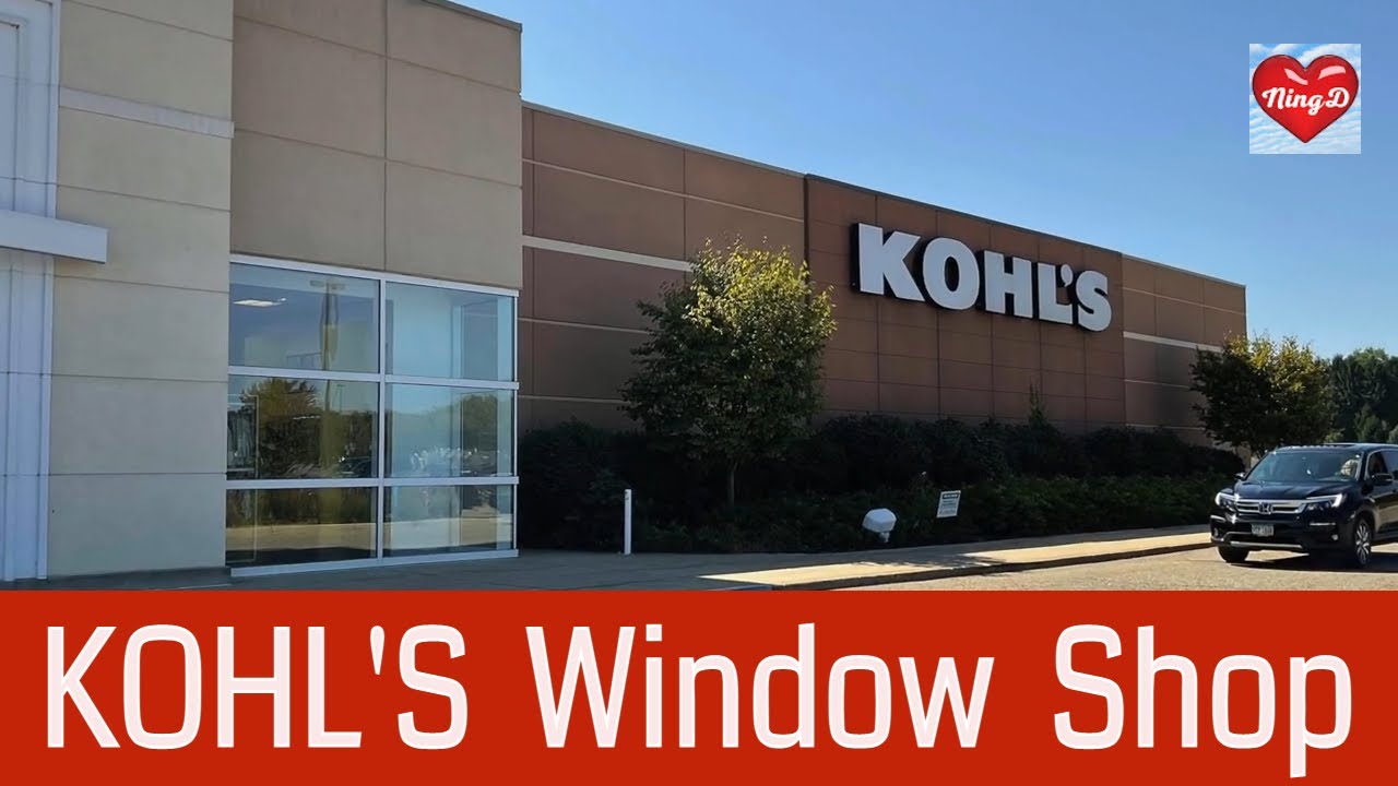 Kohl's Fall Window Shopping - @NingD - YouTube