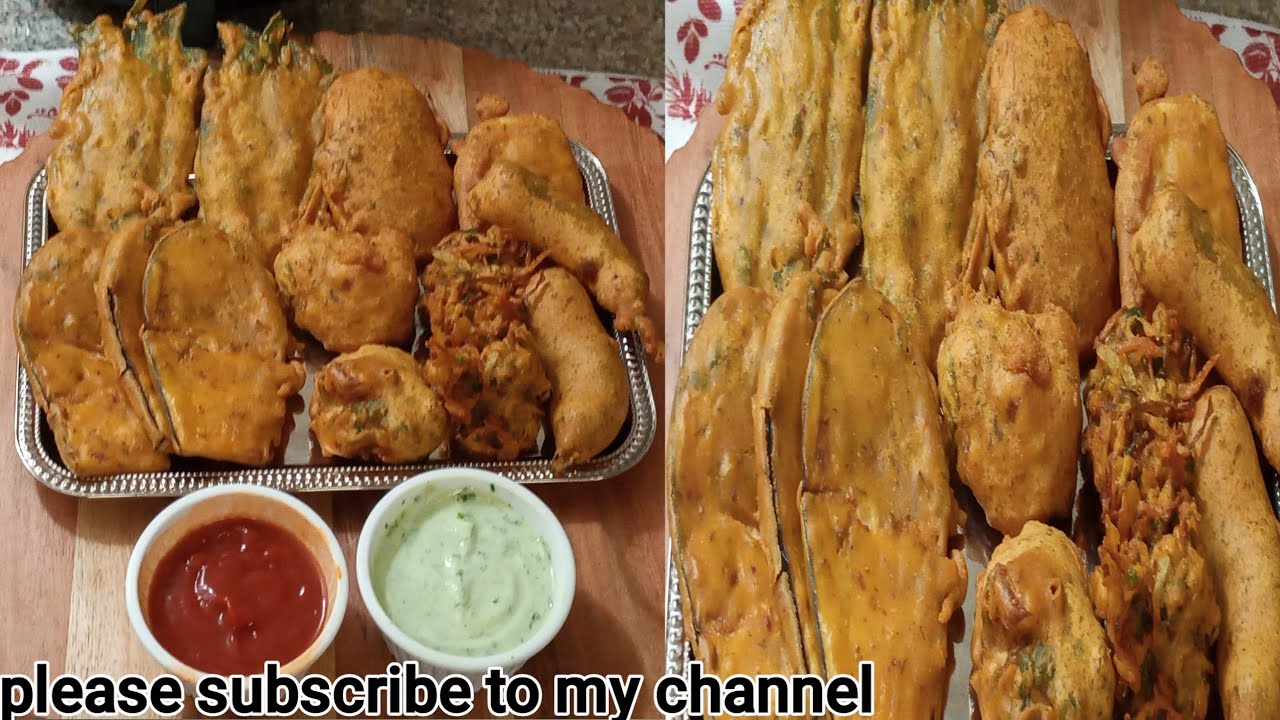 Crispy pakoda 6 Different Types 😋 Secret Of Pakora Masala Street Style ...