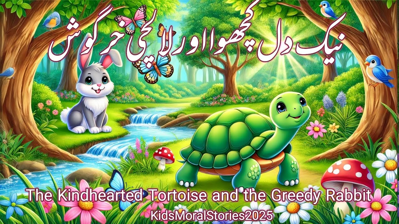 The Kindhearted Tortoise and the Greedy Rabbit | Kindness vs Greedy ...