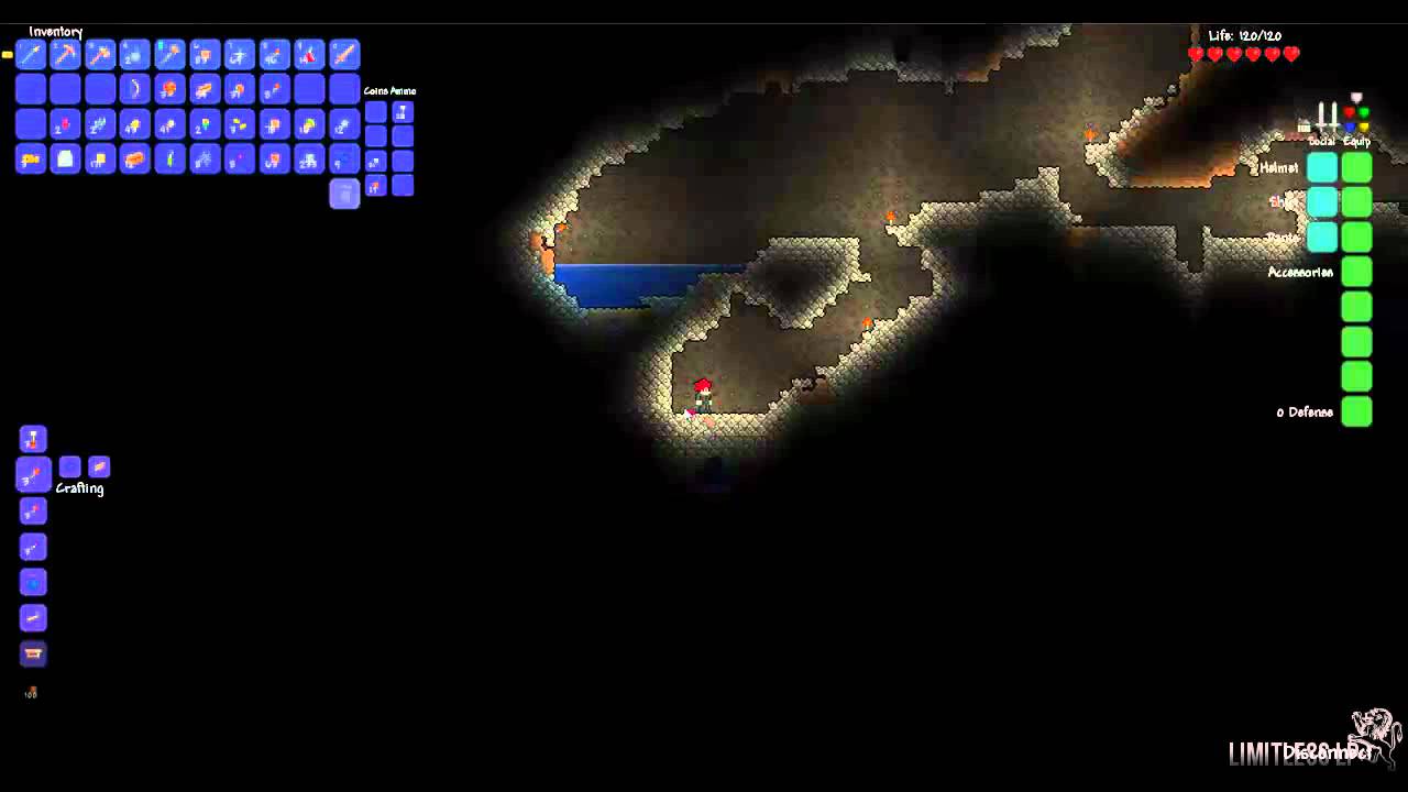 Lets Play Terraria - Part [5] Cheating Death. - YouTube
