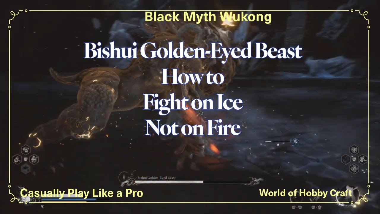 Black Myth Wukong: How to fight and defeat Bishui Golden Eyed Beast on ...