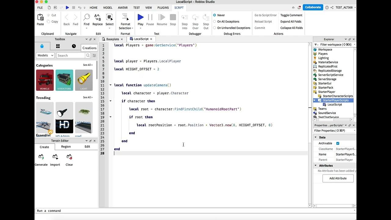 GET HUMANOIDROOTPART CASSC WALKTHROUGH PART 3 2023 ROBLOX STUDIO LUA SCRIPTING TUTORIAL [WORKING ...