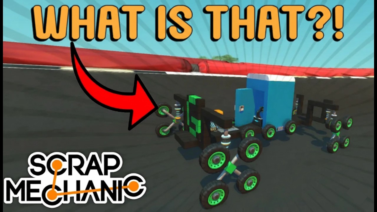 Porta-Potty-Car RACE on Scrap Mechanic! (EP 1) - YouTube