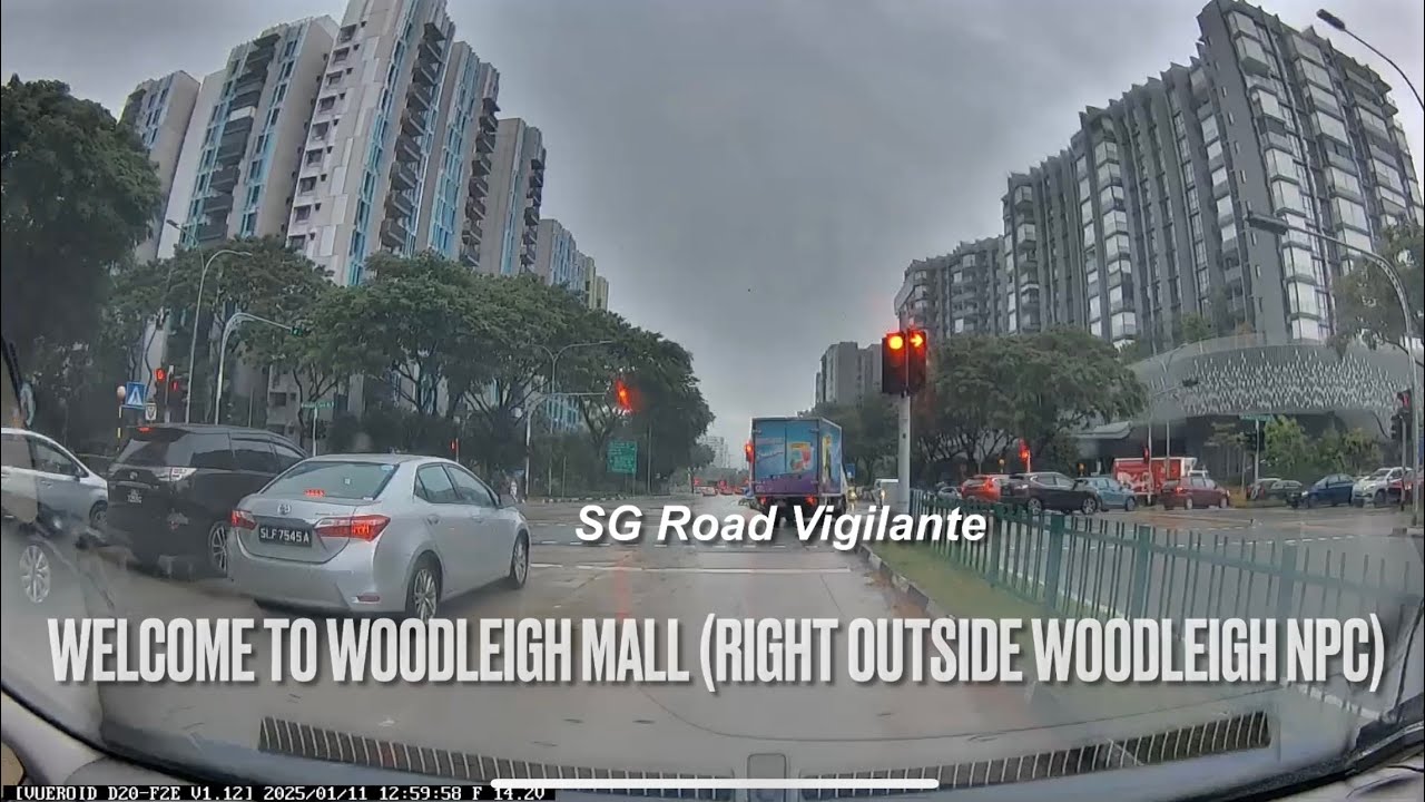 11jan2025 upper Aljunied road 3 traffic offenses at the junction in a ...