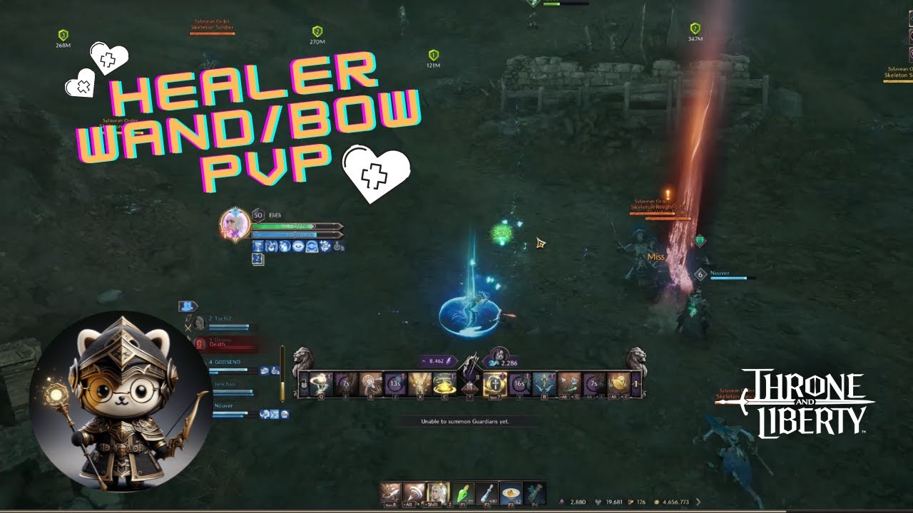 Wand/Bow Healer PVP Throne and Liberty Asota - 마법봉/장궁 PVP 쓰론앤리버티 - YouTube