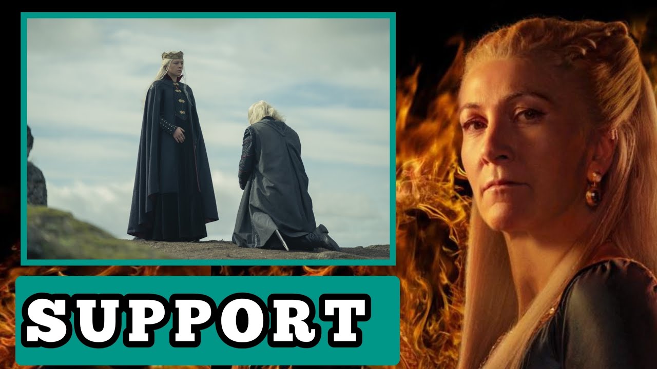 Why does Rhaenys support Daemon and Rhaenyra despite suspecting they in ...