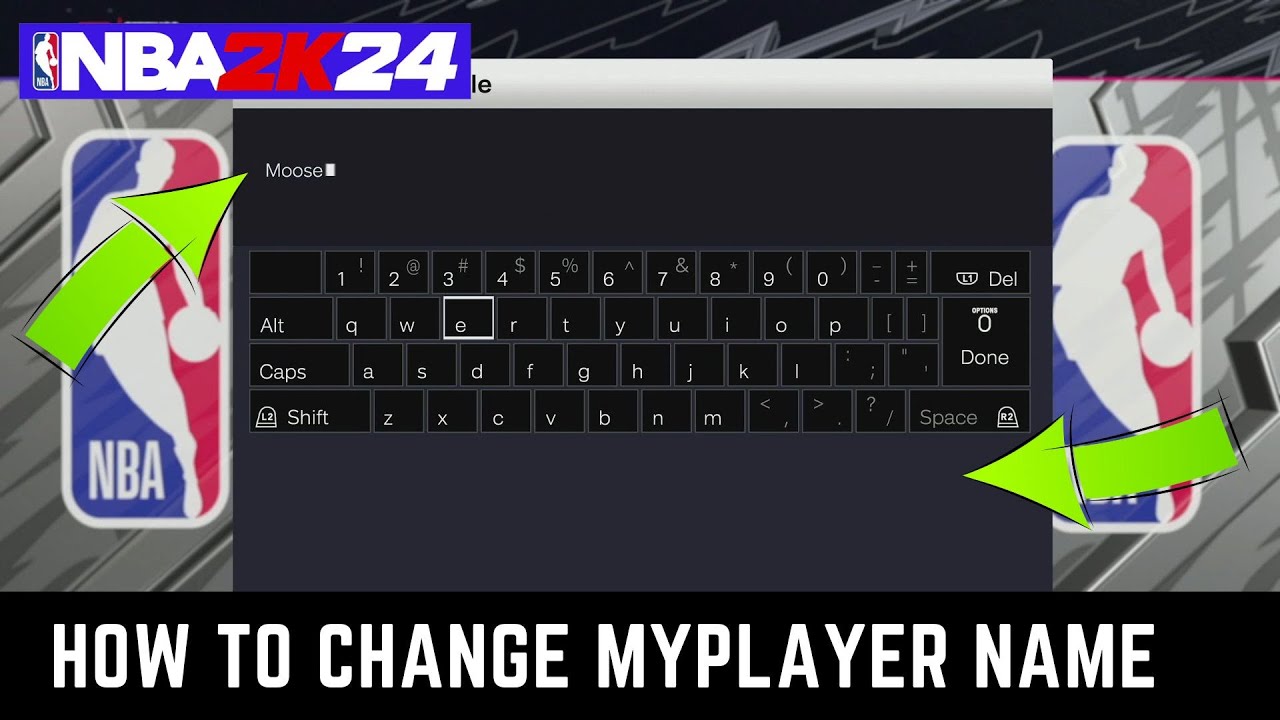 HOW TO CHANGE YOUR MYPLAYERS NAME NBA 2K24 | CURRENT GEN - YouTube