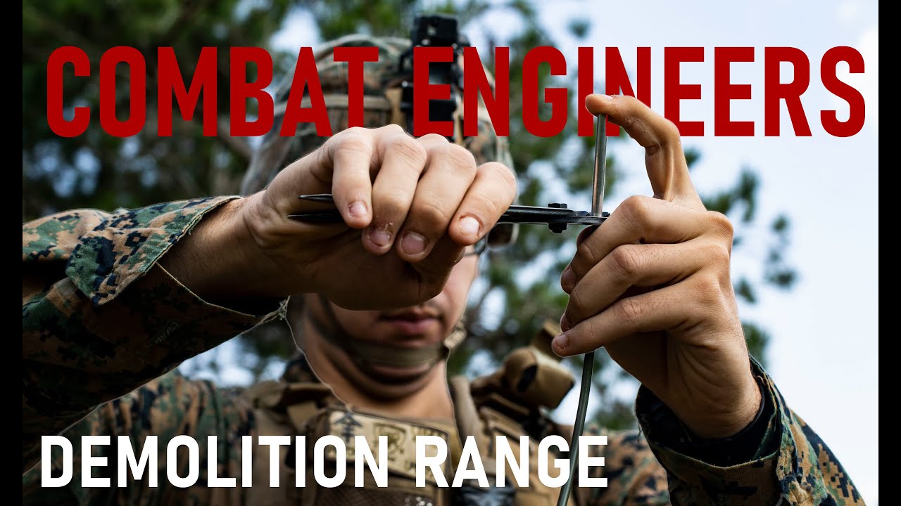Marine Corps Combat Engineers And High Explosives Youtube