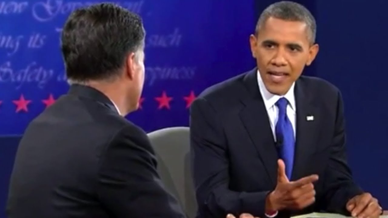 Obama Destroys Mitt Romney On The Military - YouTube
